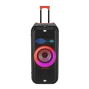 LG XBOOM XL7 Portable Tower Speaker with 250W of Power and Pixel LED Lighting with up to 20 Hrs of Battery Life,Black