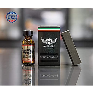 Migliore Strata Coating: High Gloss SiO2 PRO Ceramic Coating & Car Sealant │ 1-2 Years of Protection │ Apply After Car Wash Clay Bar Buffer Polisher │ Auto Marine Boat Motorcycle