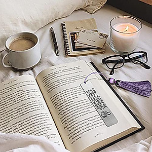 DYJYBMY A Cup of Coffee Shared with Friends is Happiness, Metal Bookmark, Engraved Bookmark, Teacher Gift, Book Club Gifts, Inspirational Gift for Women Friends Sisters