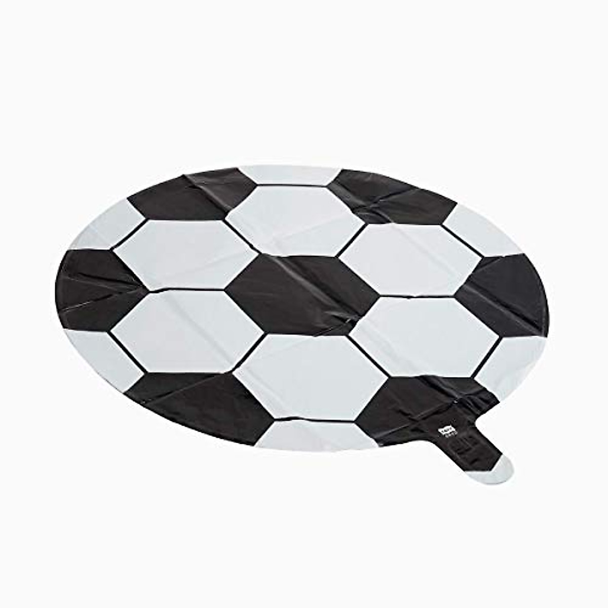 BinaryABC Soccer Balloons,Football Party Supplies,Foil Soccer Balloons,18 Inch,(10pcs)