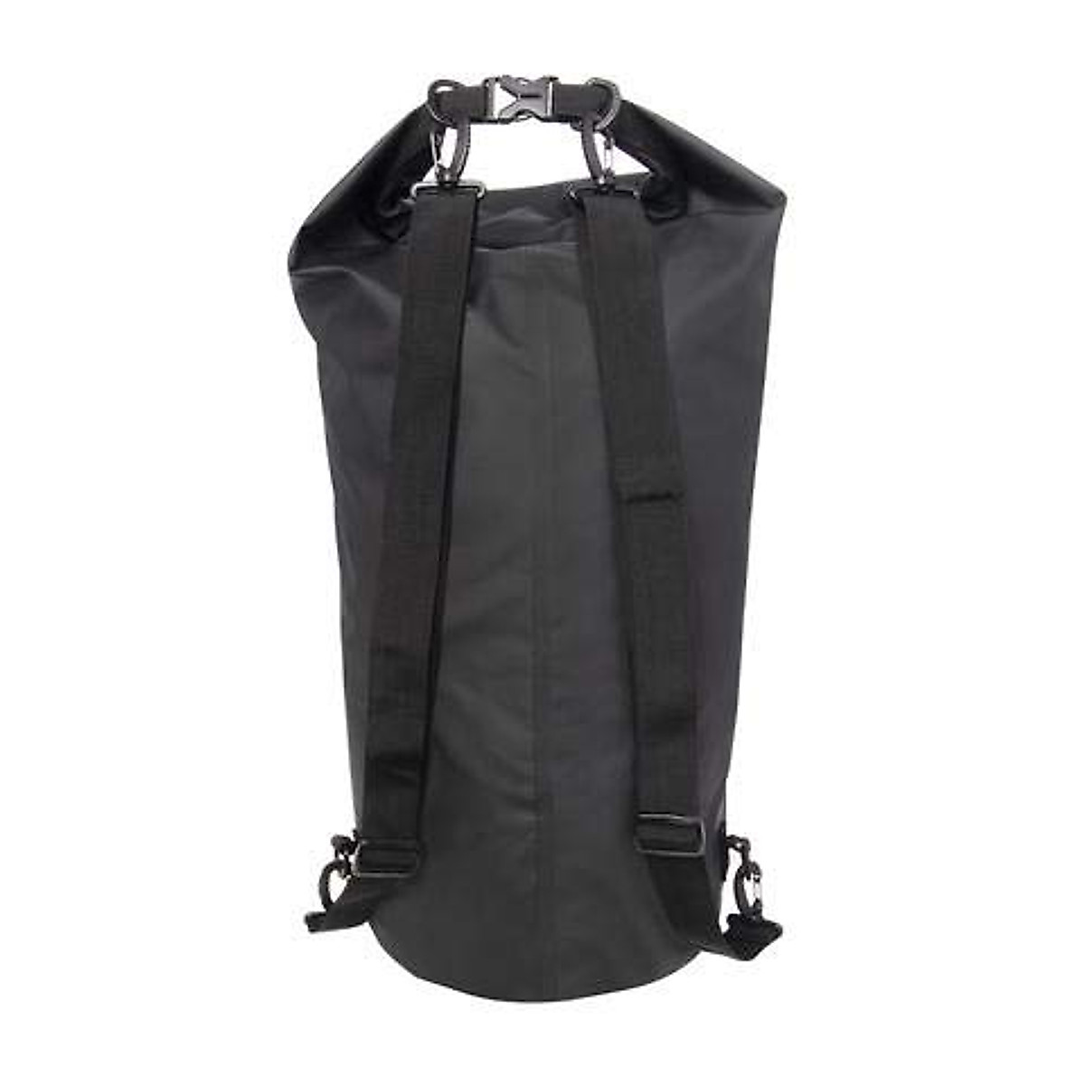 Calcutta Outdoors Waterproof Dry Bag, 40 Liter, Black – Lightweight Roll Top Gear, Adjustable Backpack Strap for Kayaking, Fishing, Beach, Canoe, Swimming, Boating, Camping