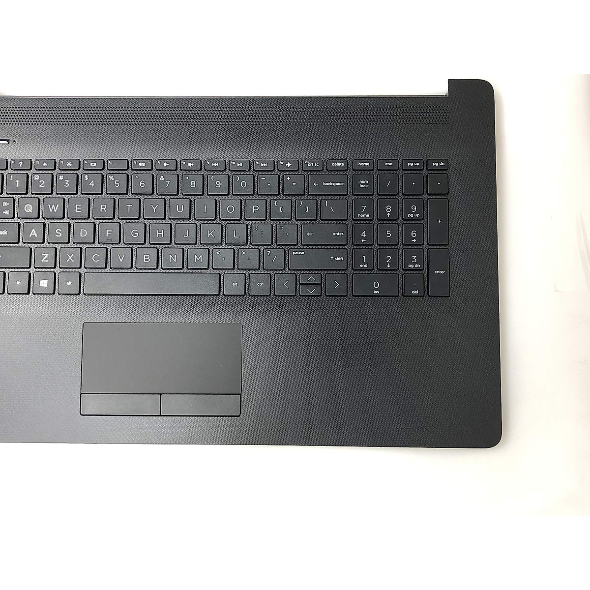 wzqrps Replacement Laptop Upper Case Palmrest Keyboard Touchpad Assembly Part 2019 for HP 17 BY17 CA 17T-BY100 17-by0xxx 17-ca1xxx 17T-BY200 17-by1xxx 17Z-CA100 17-by2xxx L48409-001