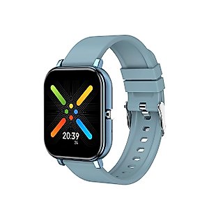 GECENinov Smart Watch, Activity Fitness Tracker with 1.54" Full Touch, Sleep Monitor, Heart Rate and Blood Oxygen Monitor, IP65 Waterproof Smartwatch Compatible with iPhone & Android Phones,Blue
