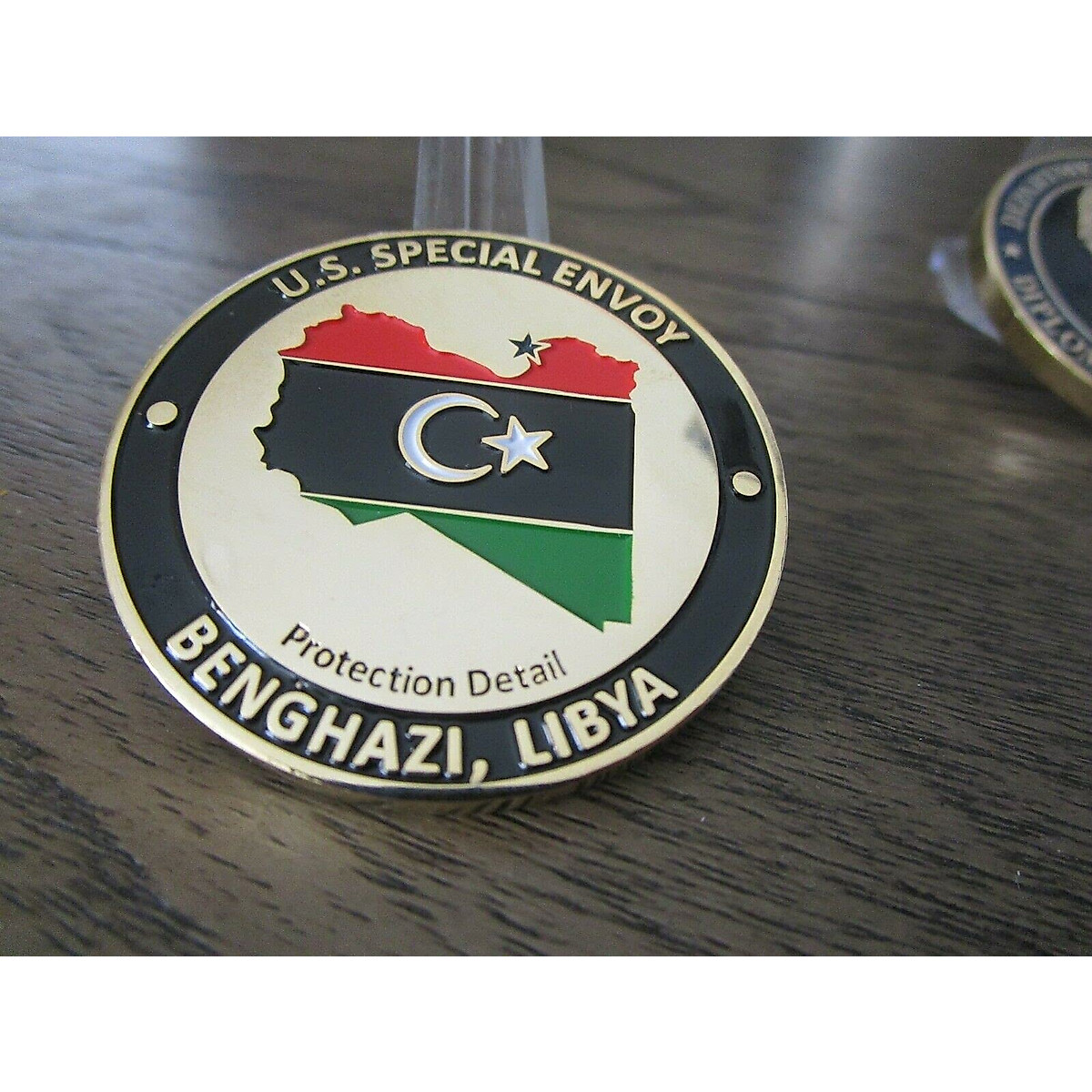 DOS Diplomatic Security Service Protection Detail Benghazi Libya Challenge Coin