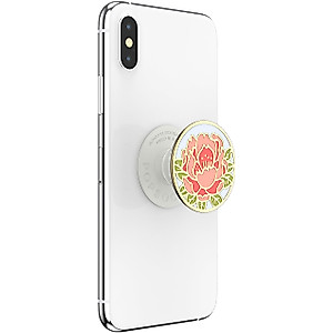 PopSockets ​​​​ Phone Grip with Expanding Kickstand, for Phone - Enamel Blooming Peony