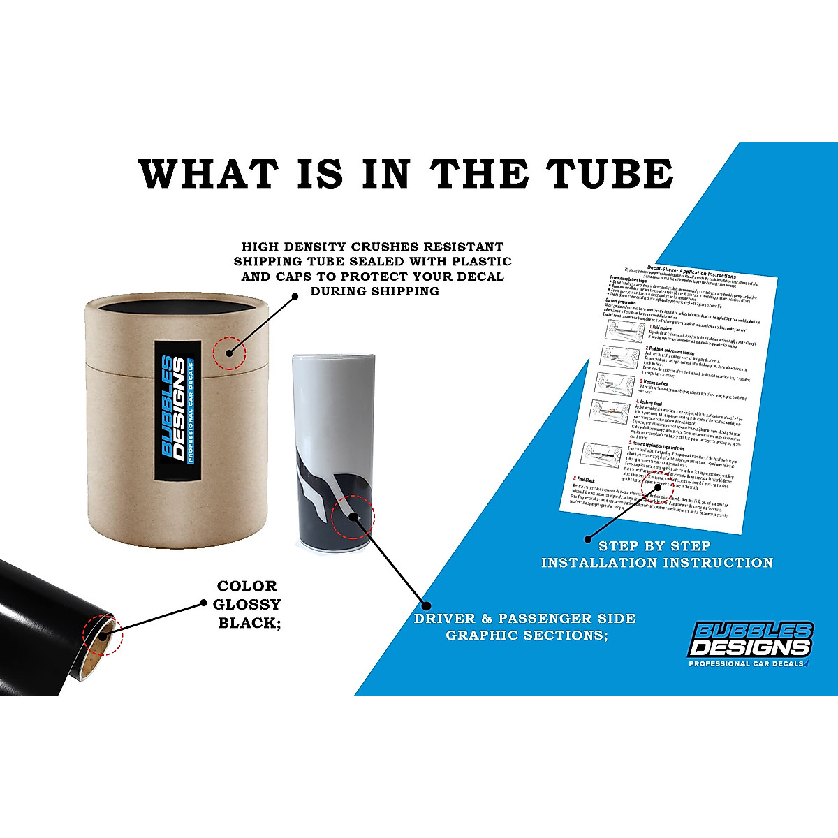 Mountain Stripes Decals Stickers Graphics Compatible with Ford F150 all Generations (2900B)