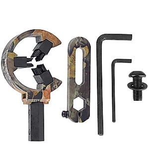 Alomejor Archery Compound Bow Archery Arrow Rest Round Replacement Brush Hunting Accessories(Camo)