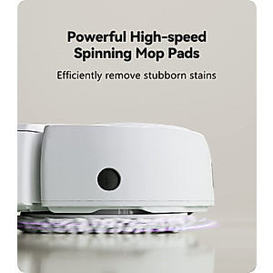 NARWAL T10 Mop Robot, 4-in-1 Robot Vacuum and Mop with Self Cleaning Station, Self Washing and Drying Robot Mop with LiDAR Navigation, Smart Mapping, 2 Suction Mode for Hard Floor and Pet Hair, White