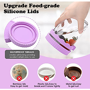 Oyrlize Overnight Oats Containers with Lids and Spoon,Companies,Work and Travel