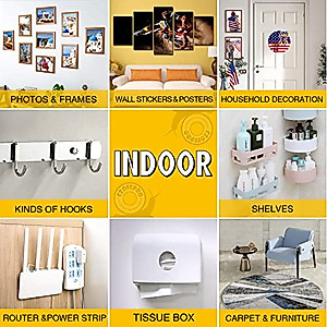 CZoffpro Double Sided Tape Heavy Duty - Clear Mounting Tape Adhesive Tape Two Sided Tape, Transparent Strong Tape Removable Double Stick Tape Wall Strips Picture Carpet Tape, 1.18" x 40"