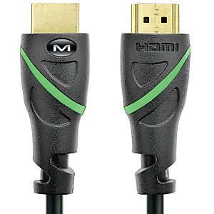 Mediabridge™ Flex Series HDMI Cable (3 Feet) Supports 4K@50/60Hz, High Speed, Hand-Tested, HDMI 2.0 Ready - UHD, 18Gbps, Audio Return Channel