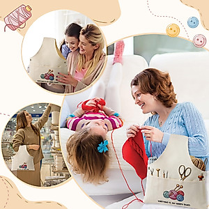 EYxsaxenk Travel Knitting Wrist Bag - 2Pcs Knitting Crochet Tote Bag with Zipper Bag Lightweight Yarn Storage Bag Organizer Women Gift Set for Holding Yarn Crochet Hook Needles Knitting Supply