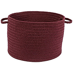 Solid Basket, Burgundy