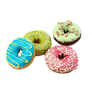 Ozera Silicone Mini Donut Pan, 18 Cavity Doughnut Baking Mold Tray - Muffin Cups, Cake Mold, Biscuit Mold