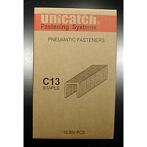 Unicatch C13 1/2"Galv. Upholstery Staples fits Senco,Bostitch,BEA,Fasco Staplers