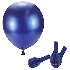 BigNc 132 Pieces Blue Balloons Garland Kit, White Blue Silver and Blue Confetti Latex Balloons Arch for Party Wedding Birthday Decoration