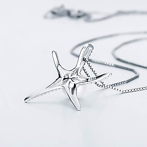 LGSY Sterling Silver Twisted Screw Starfish Bail Pin Pendant Fitting for Pearl Jewelry, Design Pendant Mount for Women DIY Jewelry Making