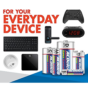 ACDelco 48-Count Triple AAA Batteries, Maximum Power Super Alkaline Battery, 10-Year Shelf Life