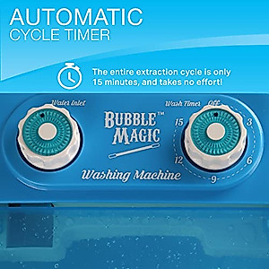 Bubble Magic 5 Gallon Washing Machine, Ice, Portable, Compact, Extractor for use with Bubble Bags, Herbal Extraction Kit, 130075 5 Gallon, Medium, Blue
