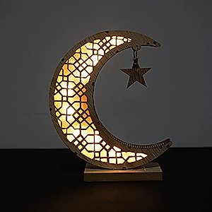Lantern Moon Lights Ramadan Eid Home Decoration Accessories Iron Ornaments Lampion Lantern Lanterne (Color : E, Lantern Size : Other)