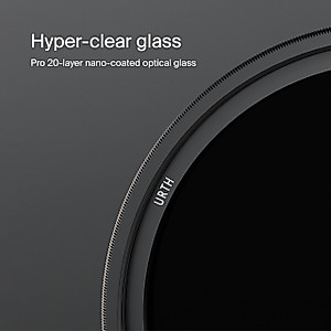 Urth 82mm ND2-400 Variable ND Lens Filter - 1-8.6 Stop Range, Ultra-Slim 20-Layer Nano-Coated Neutral Density Filter for Cameras