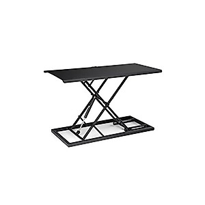 E3 Compact Stand Up Desk Converter (Black) by Uplift Desk
