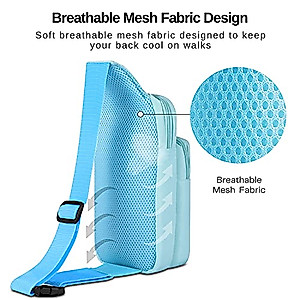 TNP Switch Bag, Travel Bag Compatible with Nintendo Switch & Switch Lite - Shoulder Bag Travel Case Cute Portable Carrying Backpack for Animal Crossing Games Accessories Console & Dock Charger - Blue