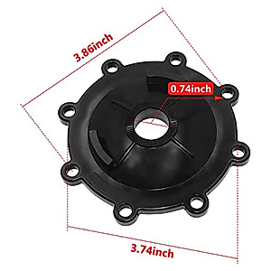 4606 Valve Cover/Cap with 1132+ O-ring and R0487100 Shaft O-ring Compatible with Zodiac Jandy Black/Gray 2-Way/3-Way Neverlube Valves, 2-Port/3-Port (2 Pack)