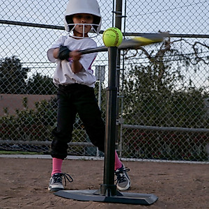 PowerNet Corbin Carroll Softball T-Ball Coaching Bundle | 8 Piece Tee-Ball Set Includes Soft Core Softballs, Adjustable Tee, Throw Down Bases to Coach
