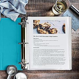 Samsill Earth’s Choice Biobased Durable Fashion Color 3 Ring View Binder, 1 Inch Round Ring, Up to 25% Plant Based Plastic, USDA Certified Biobased, Turquoise, Value Two Pack