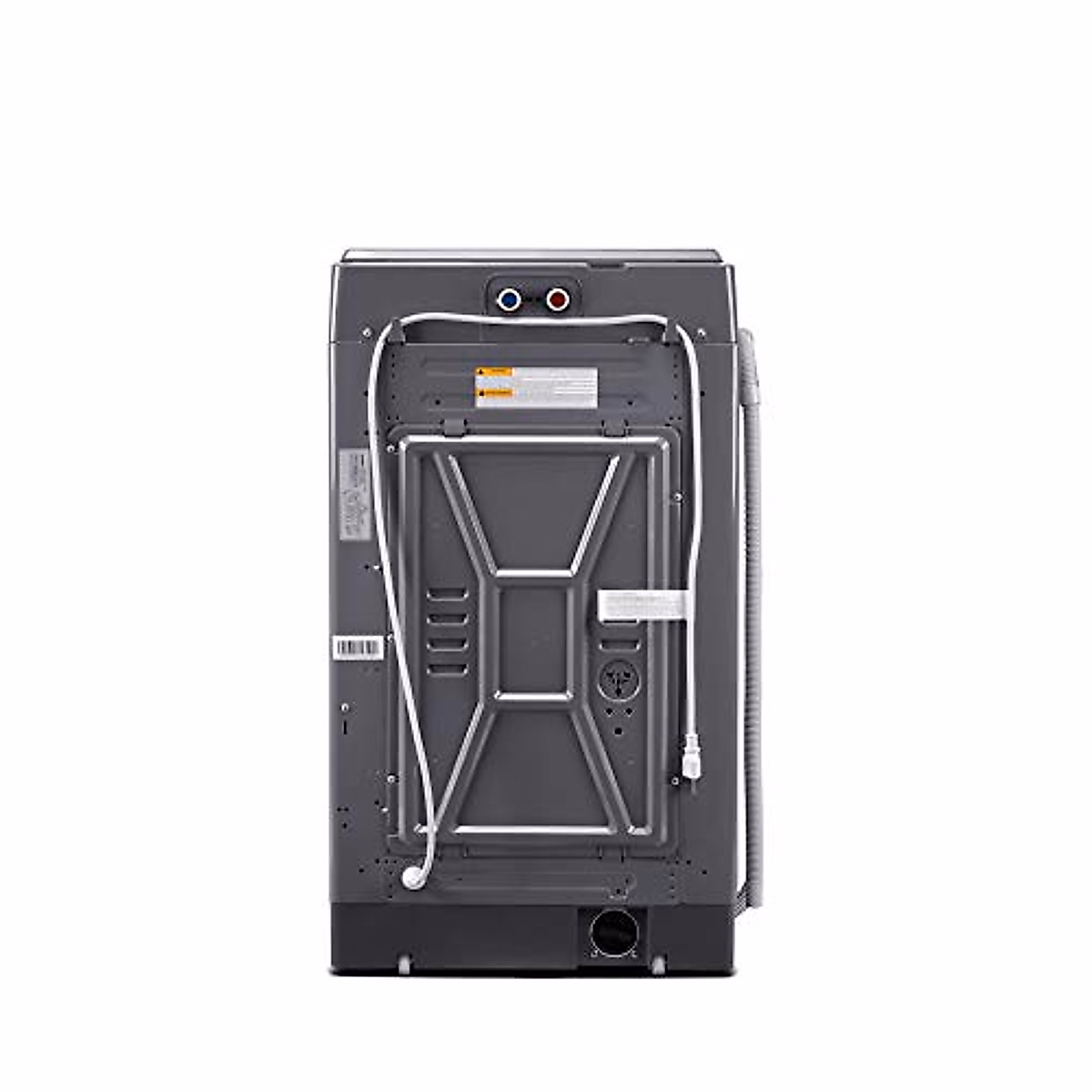 COMFEE’ 1.6 Cu.ft Portable Washing Machine, 11lbs Capacity Fully Automatic Compact Washer with Wheels, 6 Wash Programs Laundry Washer with Drain Pump, Ideal for Apartments, RV, Camping, Magnetic Gray