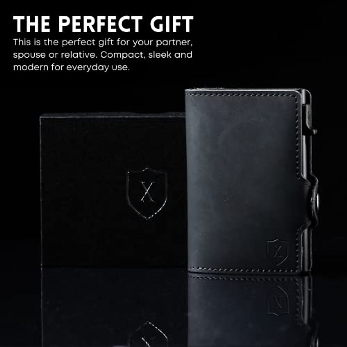 Xclusive Leather Slim Wallet for Men | Trifold RFID Wallet | Luxurious Card Holder & Minimalist Wallet with Money Clip | Blend of Luxury & Utility in Men’s Wallets
