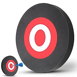 Sumind Round EVA Foam Arrow Target Portable Archery Arrow Target Moving Hunting Practice Target Lightweight Crossbow Target Shooting Practice Accessories for Backyard Indoor Outdoor