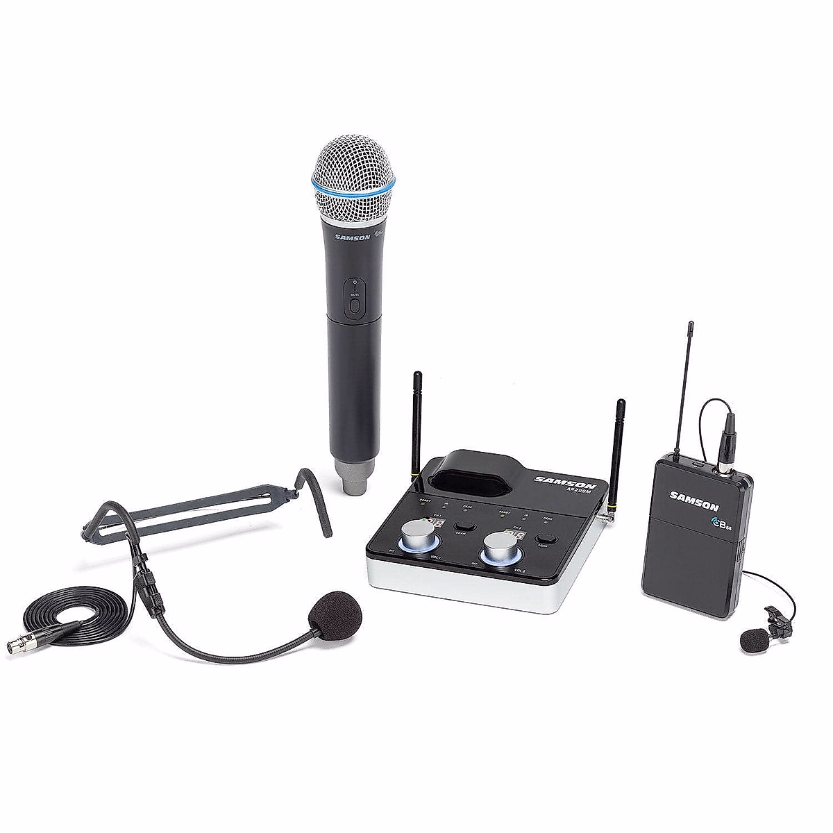 Samson Concert 288m All-In-One Wireless System (D Band), Ambidextrous (C288MALL-D)