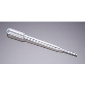 CORNING 357524 Disposable Plastic Pipette, 3 mL Capacity, Transfer Pipette, 1 mL and 2 mL Subdivision (Bag of 500 Wrap)