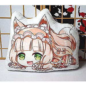foefaik Anime Game Princess Connect! Re:Dive Plush Pillows Priconne Plushies Cushions Dolls Throw Pillows Back Pillow