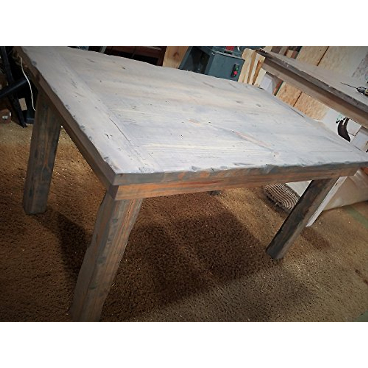 Farm Table with Spindle Legs - Solid Wood Trinity Class Table