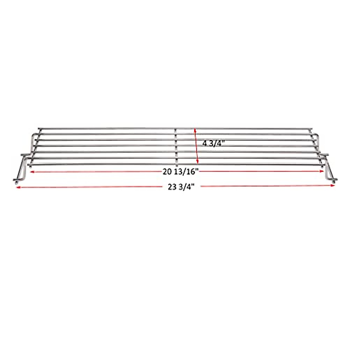 YIHAM 304SS 91288 Grill Warming Rack for Weber Spirit 200 Series with Side Control (Years 2009-2012) Spirit E-210, S-210, E-220, S-220 Gas Grill Upper Rack 23 3/4 inch Warming Grate KW426
