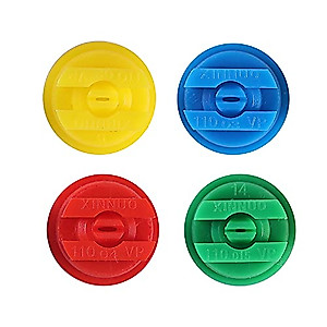 Aimela110 °Fan Shaped Nozzle, 110 Degree Fan-shaped Flat Bottom, 0.15-0.4mm Aperture, Suitable for Knapsack Sprayer, Garden spray, Agricultural Greenhouse Spray Equipment, etc., Used for weeding.