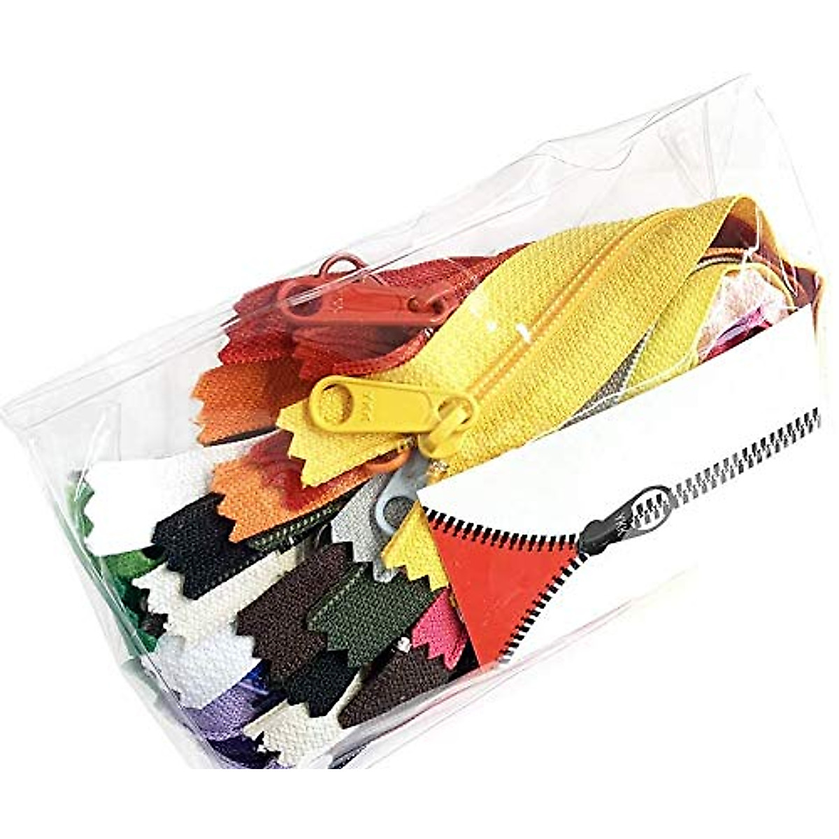 25pcs Assorted Colors - YKK #4.5 Coil Handbag Long Pull Zippers - Made in The United States (24" Inches)