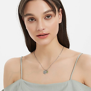 Caramel Sweet Life Name Necklace with Birthstone, Personalized Gifts for Women, Handmade Custom Necklaces for Girls