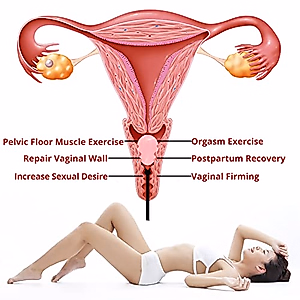 Undrilled Yoni Egg with Box Real Jade Stone Ben Wa Ball Kegel Balls Muscle Tighten Massager,Black Obsidian