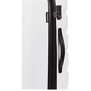 SwissGear 7366 Hardside Expandable Luggage with Spinner Wheels, White, 3-Piece Set (19/23/27)