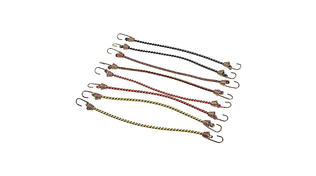 Keeper 10" Mini Bungee Cords - 8 Pack for All Uses