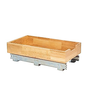 Household Essentials GLIDEZ Wood 1-Tier Sliding Cabinet Organizer: 11.5-inch Wide