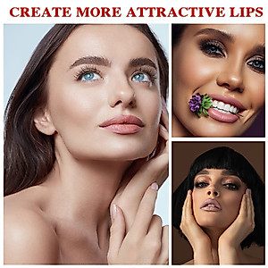 IONSGAKO 6 Colors Matte Nude Lipstick Set Liquid Lipstick Velvet Lip Gloss Lip Stain Long Lasting Waterproof Nude Pink Lipstick Set for Women Lip Makeup (SET-B)