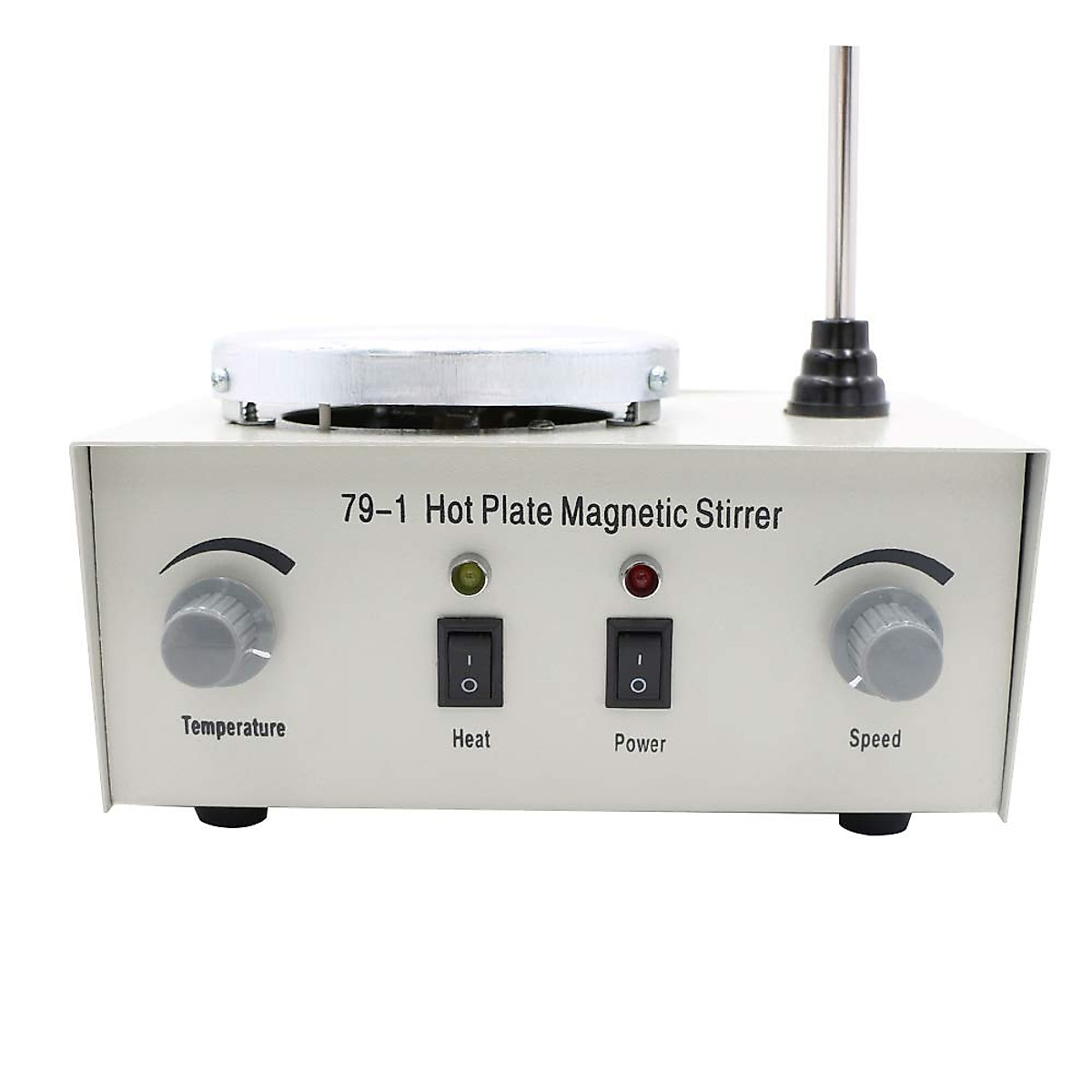 Magnetic Stirrer, Hot Plate with Speed Adjusting, Magnetic Mixer with 7 Pcs Stirrer Stir Bars Mixed, Home Lab Stirrer, 1000ML