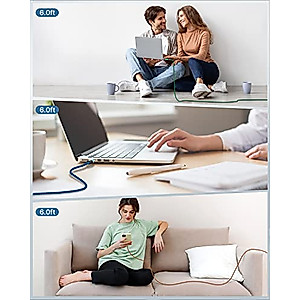 Aioneus 3Pack 6ft USB C Cable 3A Fast Charge, USB A to Type C Charger Cord Braided Charging for Samsung Galaxy A03s A02s S22 S21 S20 S10 S9 A11 A12 A13 A20 A21 A32 A50 A51 A53 A10e S10e, Moto G7, LG