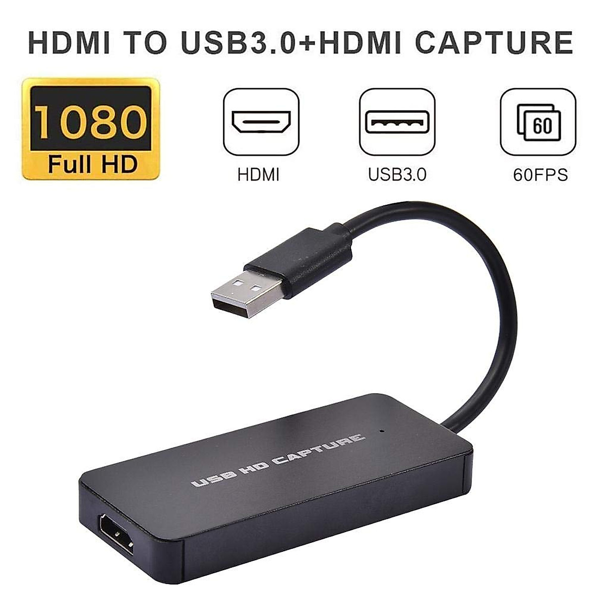 USB Video Capture Card Hdmi Hd Fast Game Capture Adapter Live Streaming Device