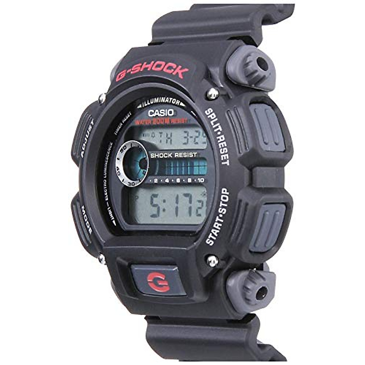 Casio Men's G-Shock DW9052-1V Shock Resistant Black Resin Sport Watch